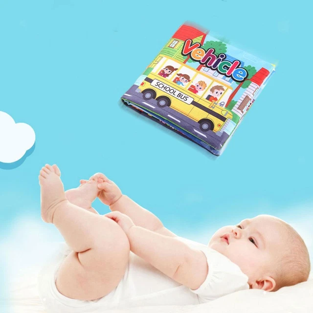 2-6PACK MY FIRST Soft Books Sensory Toy Interactive Rattle Book for £14 ...