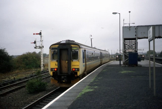 S278 Class 156 Super Sprinter Dmu 156409 Orig 35mm Railway Slide