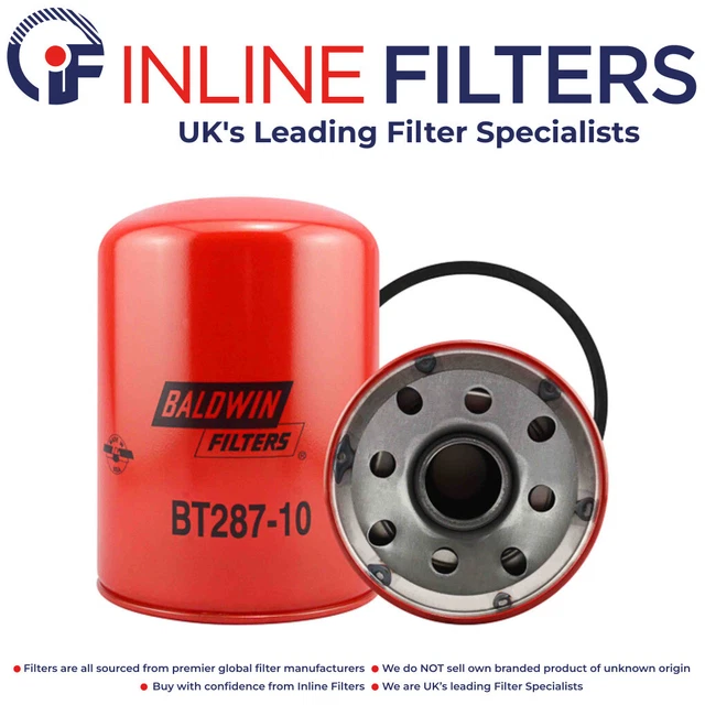 BALDWIN BT287-10 HYDRAULIC Filter - Genuine Baldwin - NEXT DAY DELIVERY ...