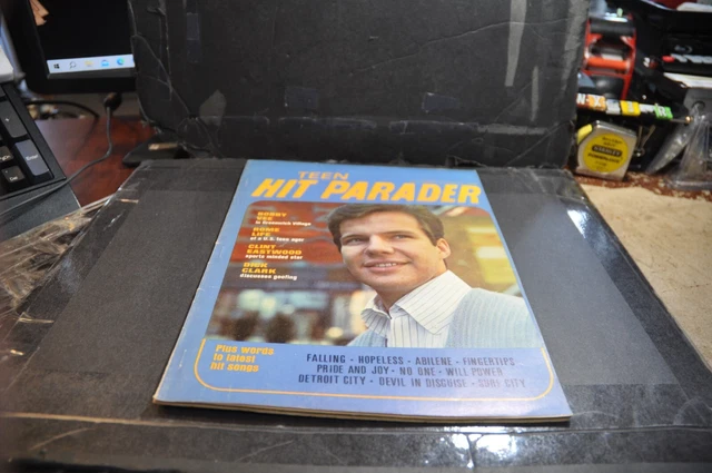 TEEN HIT PARADER magazine october 1963 connie clint eastwood dick clark ...