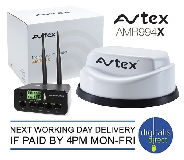 SISTEMA DE INTERNET WIFI móvil Avtex AMR985 3G/4G/5G para autocaravana o caravana EUR 338,87 ...