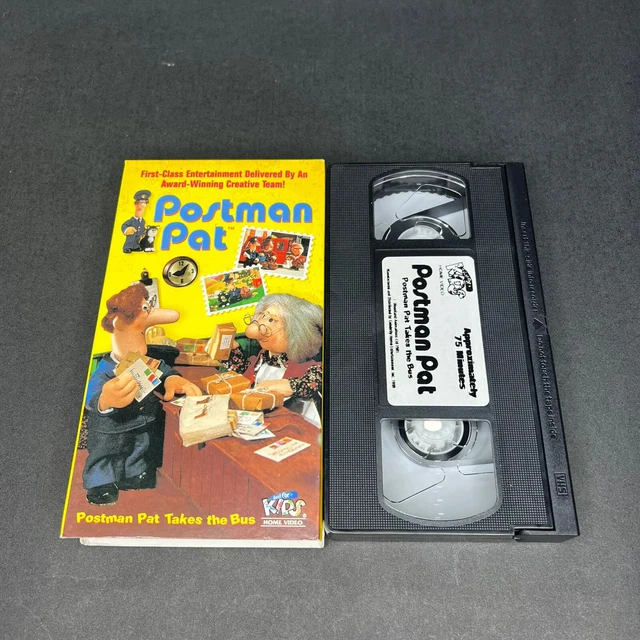 POSTMAN PAT VHS - Postman Pat Takes The Bus 2000 Just For Kids Home ...