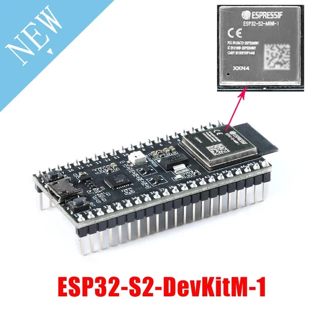 ESP32-S2-DEVKITM-1 DEVELOPMENT BOARD with ESP32-S2-MINI-1 / 1U $14.79 ...