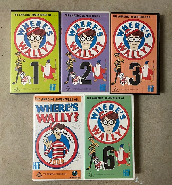 WHERE’S WALLY VHS Tapes $20.00 - PicClick AU