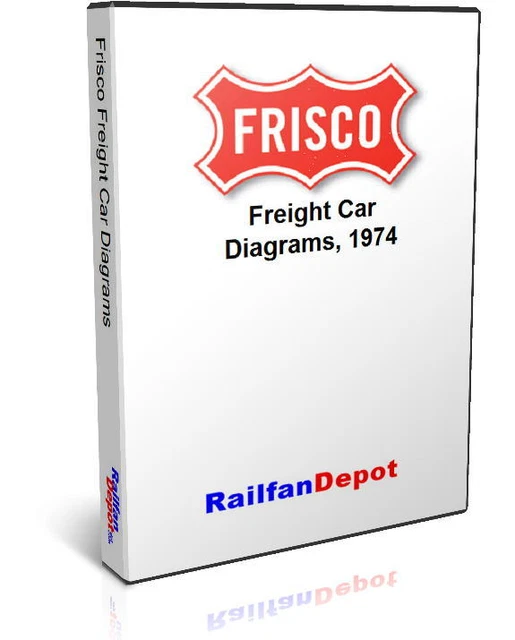 FRISCO SLSF RAILWAY Freight Car Diagrams - PDF on CD - RailfanDepot EUR ...