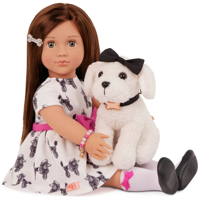 OUR GENERATION DOLL Gemma and Pet Puppy Gigi £49.99 - PicClick UK