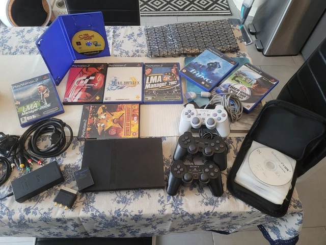 SONY PLAYSTATION 2 Slim Console Pack with Games - Black £70.00 ...