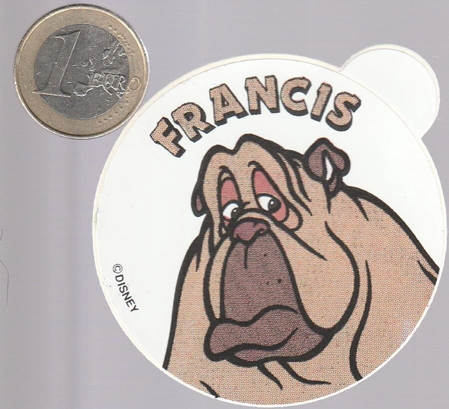 AUTOCOLLANT. CINÉMA. DESSIN animé. FRANCIS. Disney EUR 2,50 - PicClick FR