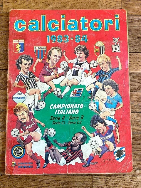 ALBUM FIGURINE PANINI CALCIATORI 1983 84 COMPLETE stickers card ...