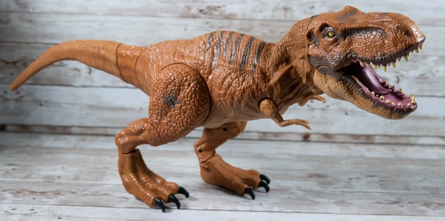 JURASSIC WORLD STOMP & Strike Tyrannosaurus Rex T-Rex Hasbro 2015 ...
