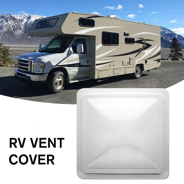 14INCH WHITE RV Roof Vent Lid Replacement Cover Motor Trailer Camper ...