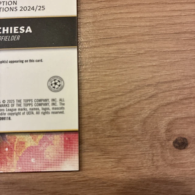 TOPPS INCEPTION 2025FEDERICO Chiesa 75/99 Auto Liverpool Fc £47.50 ...