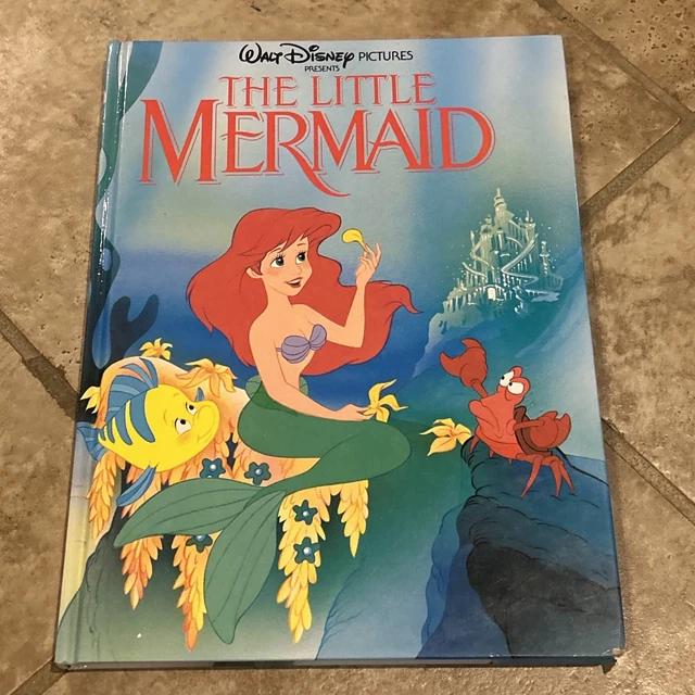 WALT DISNEY CLASSICS The Little Mermaid & Beauty & The Beast Books 1991 ...
