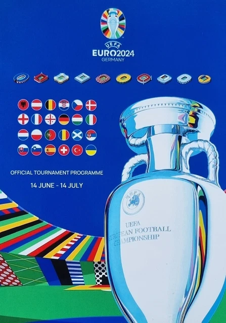 EURO EM 2024 Germany - Scotland Hungary Swiss Tournament Program ...