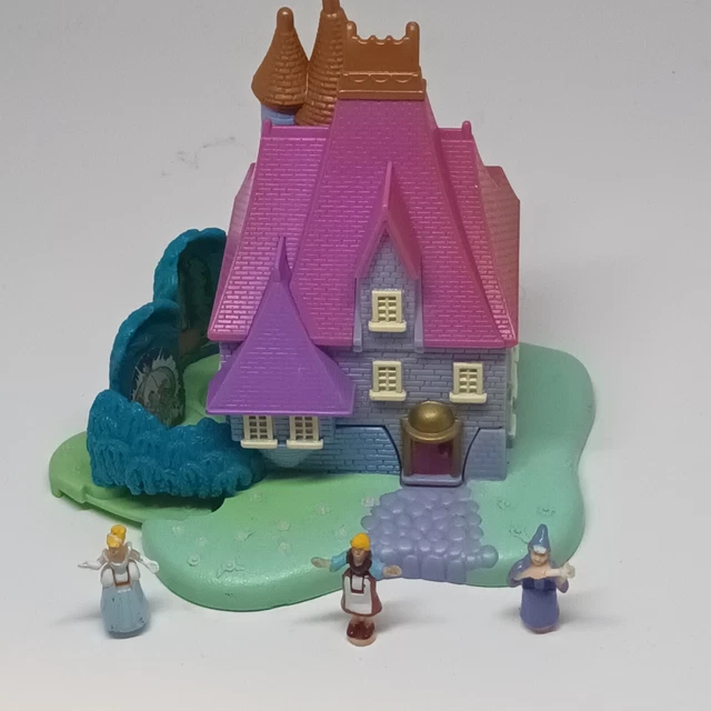 VINTAGE POLLY POCKET 1995 Disney Cinderella Stepmother's House Set With ...