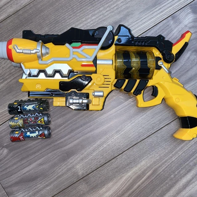 POWER RANGERS KYORYUGER Set Dx Gabu Revolver Gun Morpher Dino Charge ...