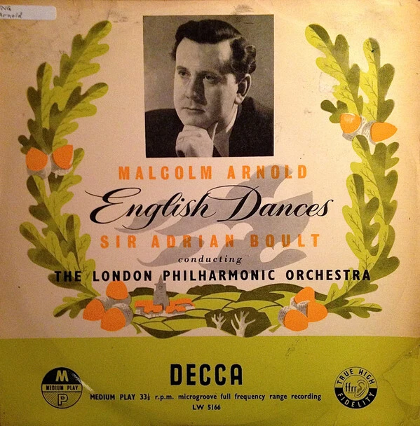 MALCOLM ARNOLD - Sir Adrian Boult dirigeant l'Orchestre philharmonique ...