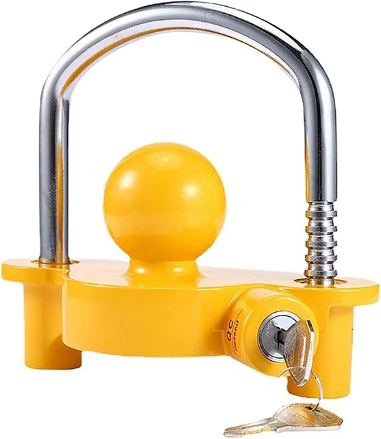 TRAILER HITCH SECURITY Lock,U-Shaped Universal Ball Hitch Lock,Hitch ...