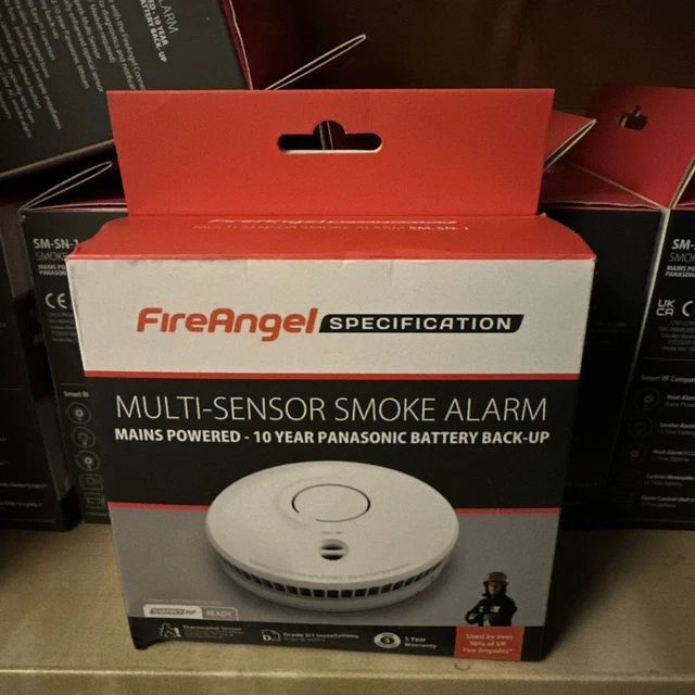 FIREANGEL MULTI-SENSOR SMOKE Alarm SM-SN-1 EXPIRY 2035/2036 £10.78 ...