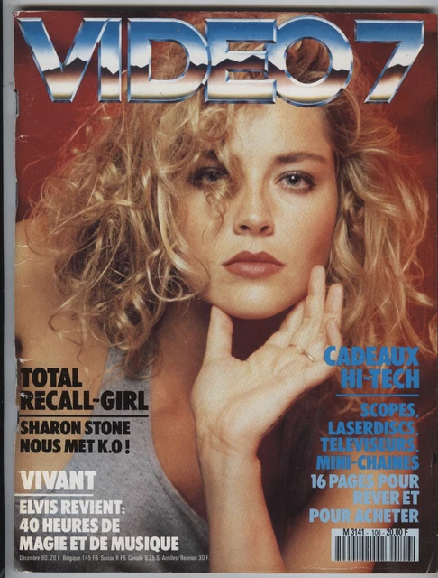 MAGAZINE VIDEO7 N°106-SHARON Stone-Complet Avec Cahier X- Autocollants ...