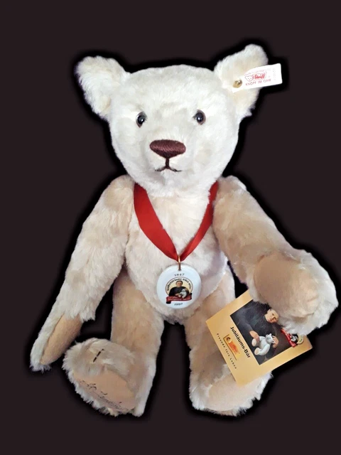 STEIFF 670152 - Teddybär 150 Jahre Margarete Steiff mit Unterschrift ...