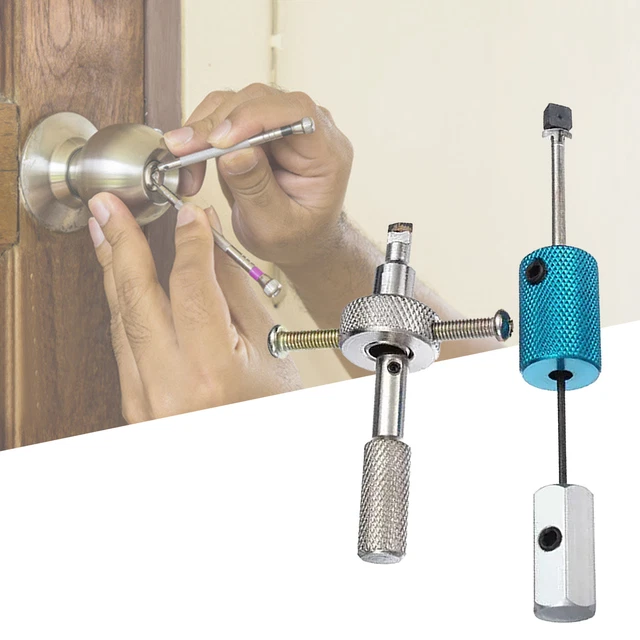 2PCS UNLOCKING PADLOCKS Rust-proof Convenient Disc Detainer Lock Bump ...