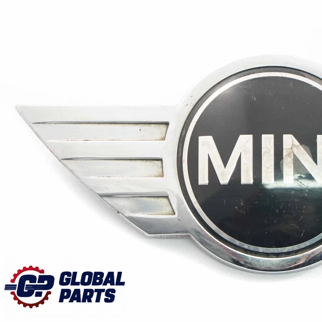 MINI COOPER ONE R50 R53 R56 R57 Logo Placca del Bagagliaio Cromato EUR ...