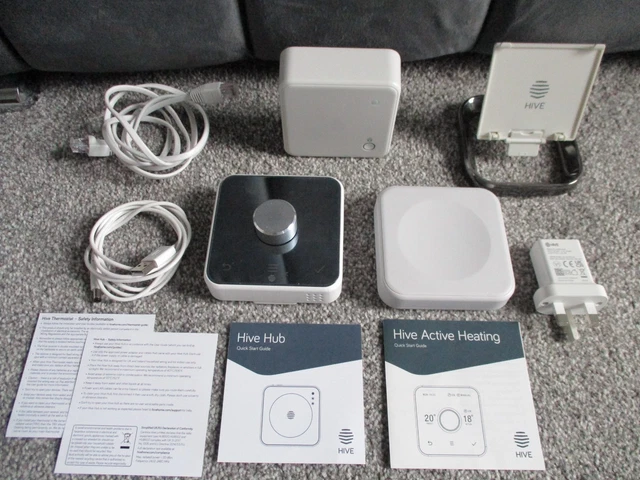 HIVE ACTIVE Heating Thermostat receiver and hub, SLT3d, 99p start & No ...