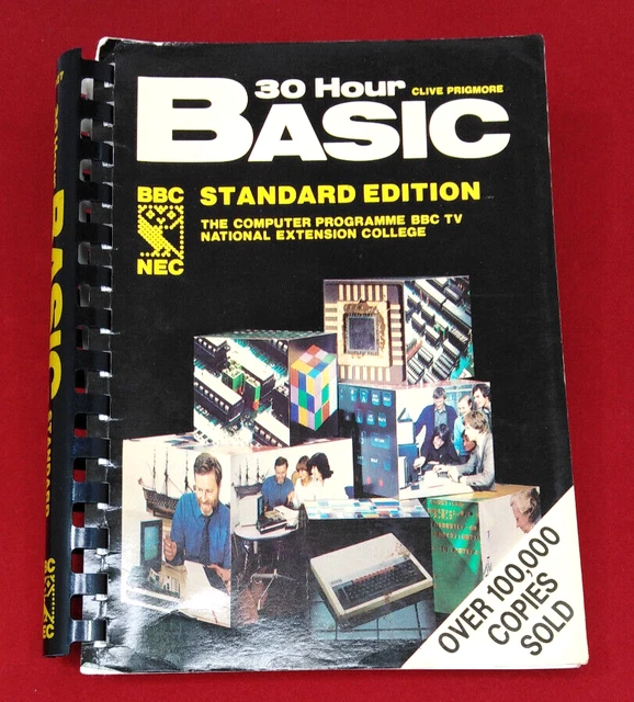 MANUEL DE FORMATION En Programmation Acorn BBC Micro 1982 De 30 Heures ...