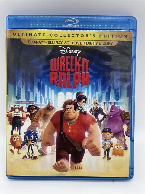 WRECK-IT RALPH (BLU-RAY/DVD, 2013, 4-Disc-Set, enthält digitale Kopie ...