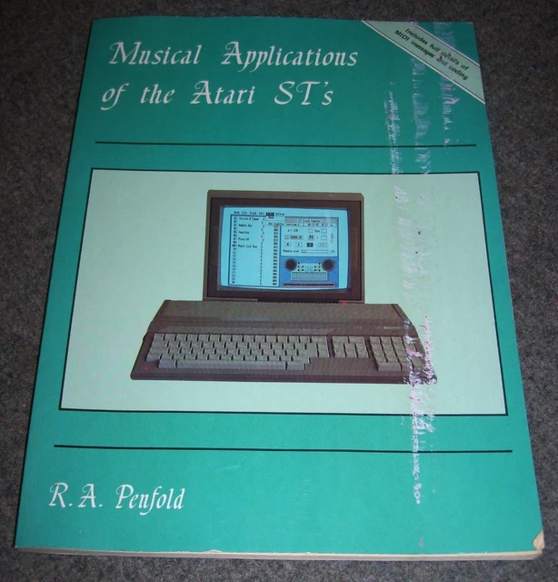 ATARI 520 1040 St Mega Ordinateur Musical Instruments de La Livre ...