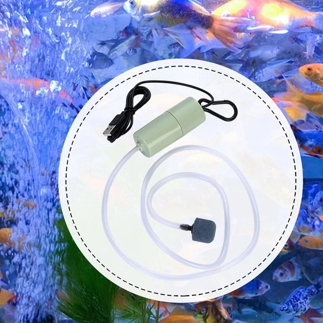 AQUARIUM AIR PUMP Small Aquarium Bubbler,Quiet,Lightweight,Mini Sturdy ...