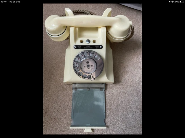 GENUINE GPO IVORY 328L Bakelite Telephone - 1950s £75.00 - PicClick UK