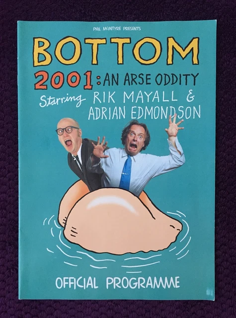 BOTTOM 2001: AN Arse Oddity Official Programme £0.99 - PicClick UK