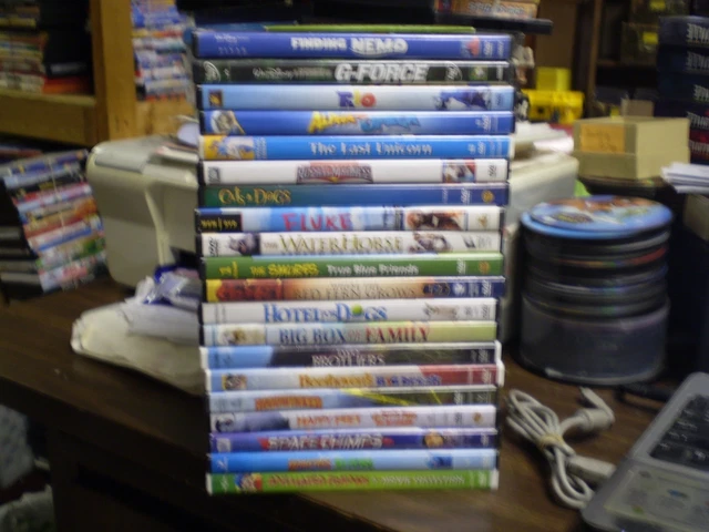 (31) CHILDREN'S ANIMAL DVD Lot: Disney Finding Nemo Rio Happy Feet Last ...