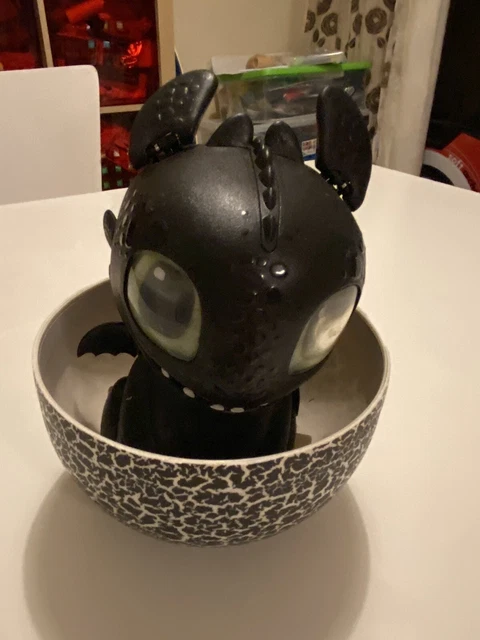 SPIN MASTER DREAMWORKS Dragons Hatching Toothless Interactive Baby ...