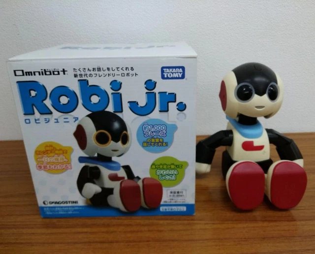 GEBRAUCHTER SPRECHENDER TAKARA TOMY Robi Junior Jr Omnibot Roboter aus ...