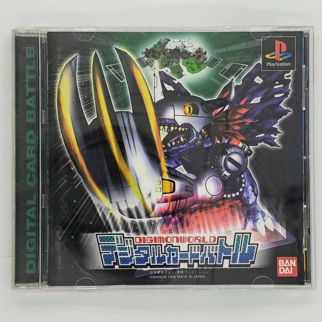 DIGIMON WORLD CARD Battle Sony PlayStation PS1 Japan Import US Seller ...