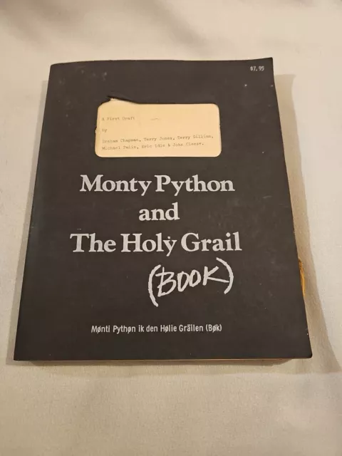 MONTY PYTHON AND the Holy Grail (Book) A First Draft Script 1977 £15.00 ...