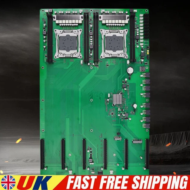 LGA 2011-3 V3/V4 CPU Socket Miner Motherboard Support 8*DDR4 RAM 256GB ...