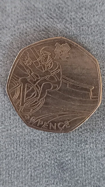 ROYAL MINT LONDON Olympic 50P Coin Cycling 2011 £2.99 - PicClick UK