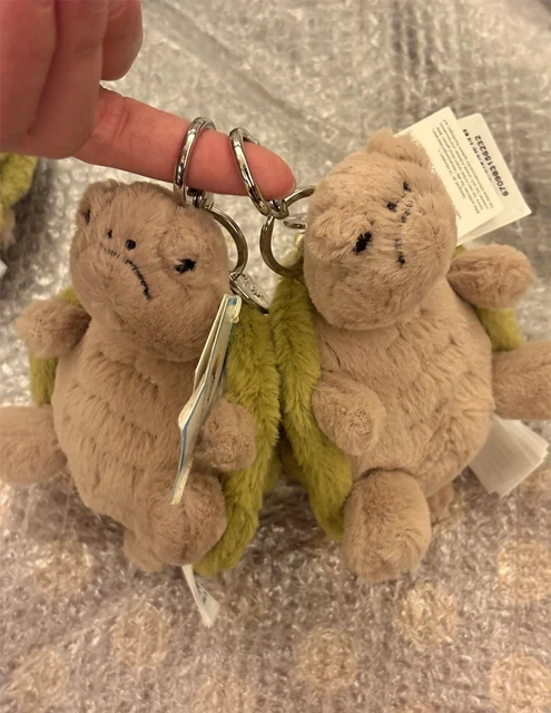 JELLYCAT TIMMY TURTLE Bag Charm/Keychain/Keyring Brand New w/Tags&Dust ...