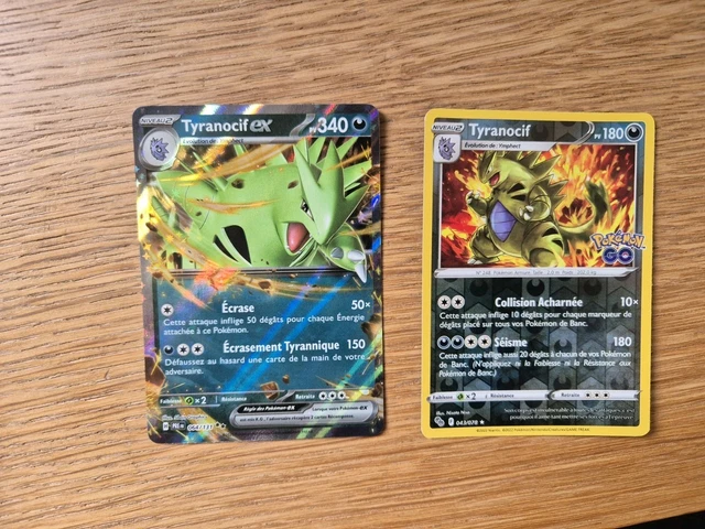 LOT CARTE POKÉMON Tyranocif Ex 064/131 Évolutions Prism Et 043/078 ...