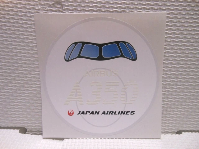 JAPAN AIRLINES AIRBUS A350-900 Sticker First flight anniversary JAL ...