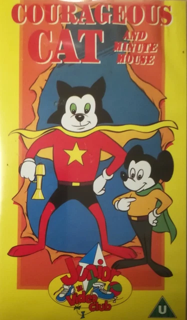 COURAGEOUS CAT AND Minute Mouse Vhs UK Pal Video Fast Dispatch Very ...