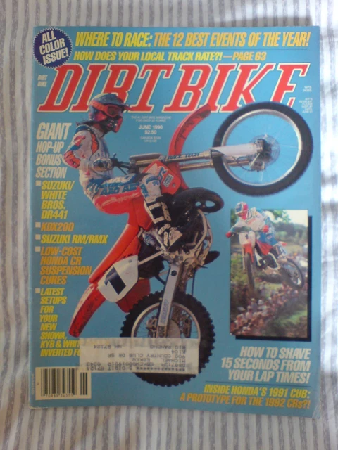 JUNE 1990 US Dirt Bike Magazine motocross enduro £6.00 - PicClick UK