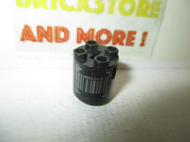 LEGO - 1X Brick Round 2x2x2 Robot Body Barcode Pattern Sand Blue 30361pb014 £3.00 - PicClick UK