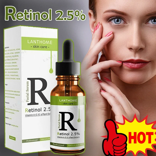 PURE RETINOL 2.5% Vitamin A C E Hyaluronic Acid Face Serum Anti Aging Wr Deco $5.83 - PicClick AU