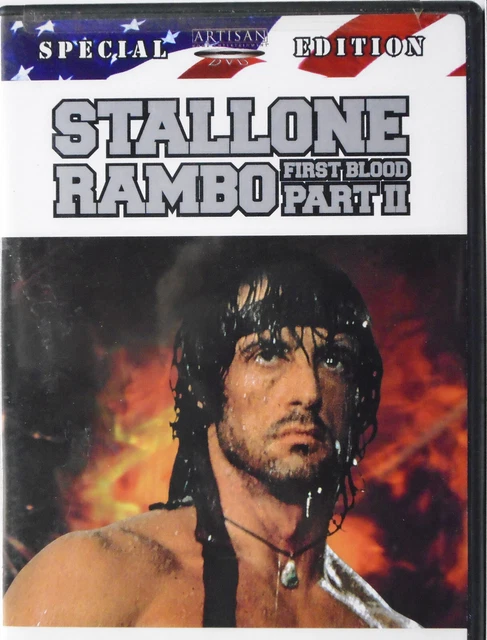 RAMBO FIRST BLOOD Part II - Sylvester Stallone , Special Edition 2 DVD set EUR 0,94 - PicClick FR