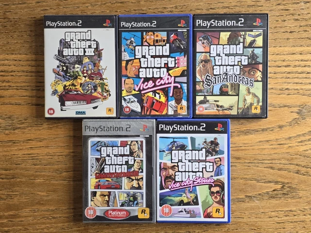GRAND THEFT AUTO PS2 Collection (3, Vice City, San Andreas, LC & VC ...